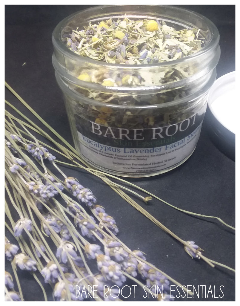 Eucalyptus Lavender Facial Steam with Chamomile – BARE ROOT Skin Essentials